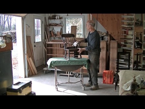 Restoring an Antique Children's Rocking Chair - Thomas Johnson Antique Furniture Restoration