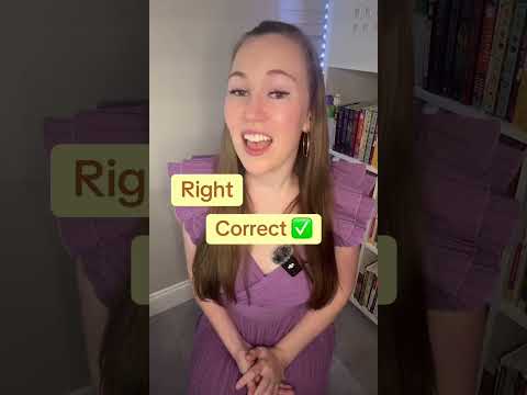 Right vs. Write! Whatโs the difference? #languagearts #englishonline #learnenglish #grammarlesson