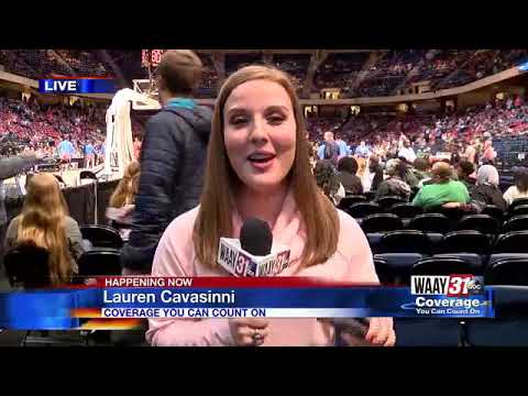 UAB-Auburn Live Shot from the BJCC