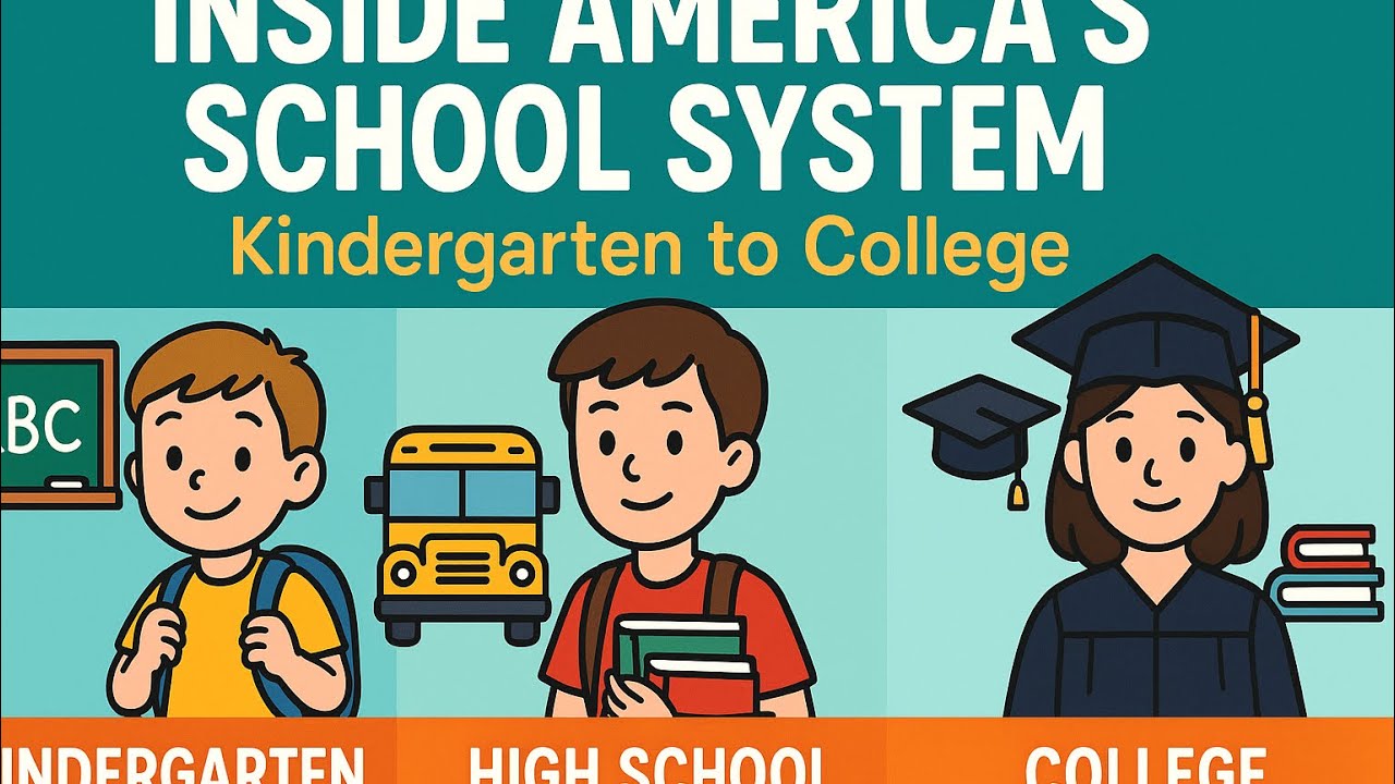 Inside America's School System: From Kindergarten to College (Animated Guide)