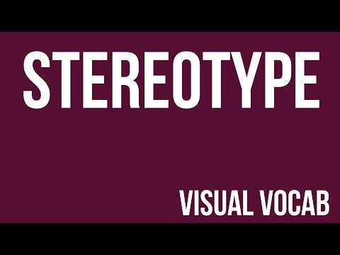 Stereotype defined - From Goodbye-Art Academy