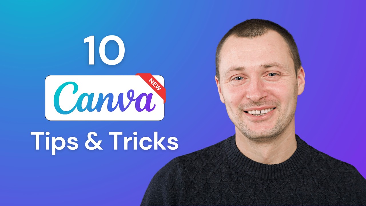 10 INSANELY USEFUL Canva Tips and Tricks (Canva Tutorial For Beginners)