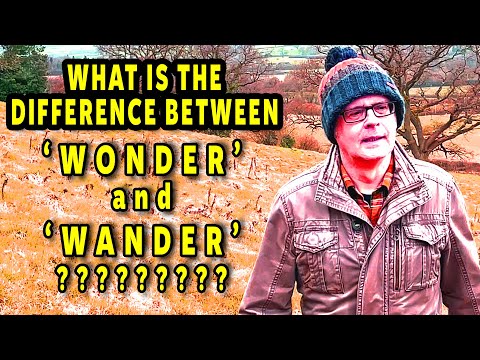 What is the difference between 'WONDER' and 'WANDER'? Learn English with Mr Duncan