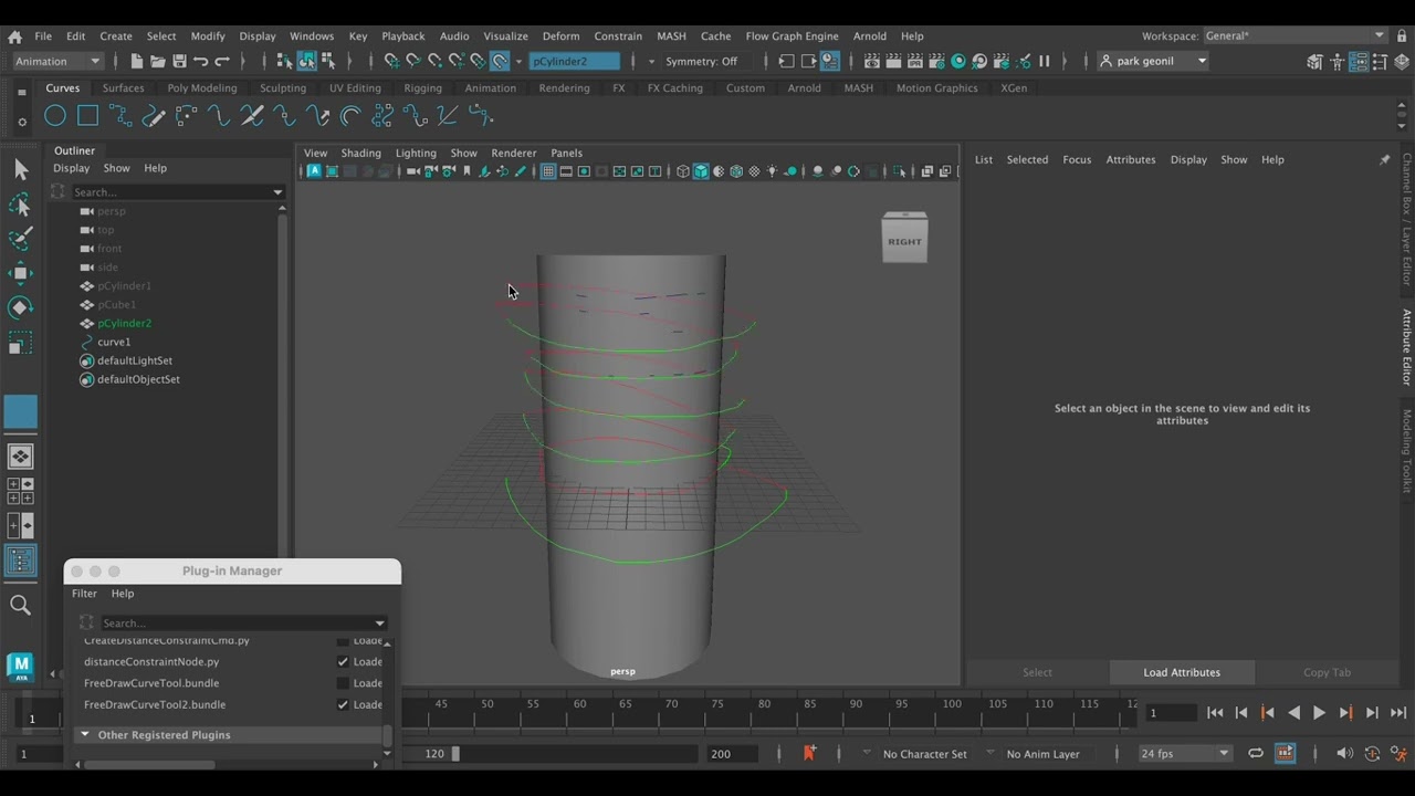 Plugin - Custom Freehand Curve Drawing with Live Surface mode - Maya - Tech-Artists.Org