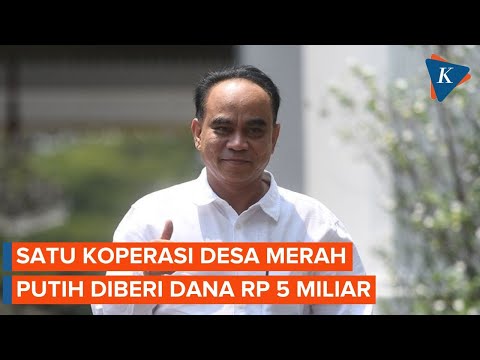 Pemerintah Beri Dana Rp 5 Miliar ke Setiap Koperasi Desa Merah Putih