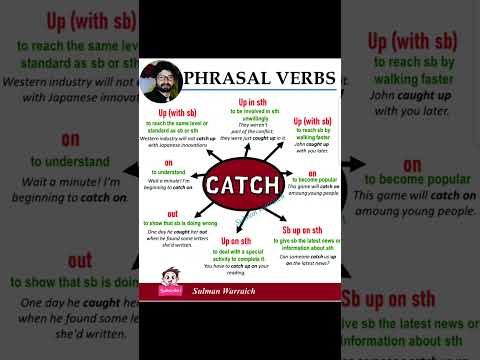 Phrasal Verbs| Phrasal verbs in English| English Vocabulary| Catch, Catch up, out, on