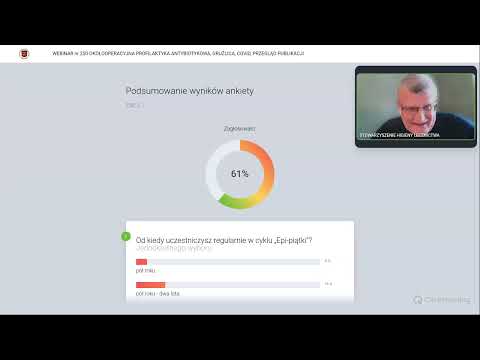 WEBINAR nr 250 OKOŁOOPERACYJNA PROFILAKTYKA ANTYBIOTYKOWA, GRUŹLICA, COVID, PRZEGLĄD PUBLIKACJI