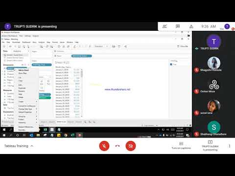Date Function in Tableau | YTD | MTD |QTD | Tableau : Online class | Lecture 25