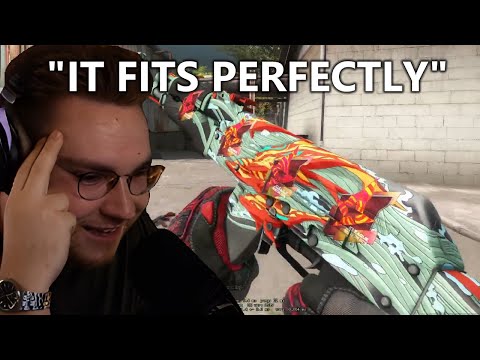 ohnePixel looks at insane AK-47 Aquamarine craft