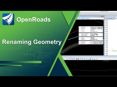 GEOPAK and InRoads Functionality Part 6: Renaming Geometry