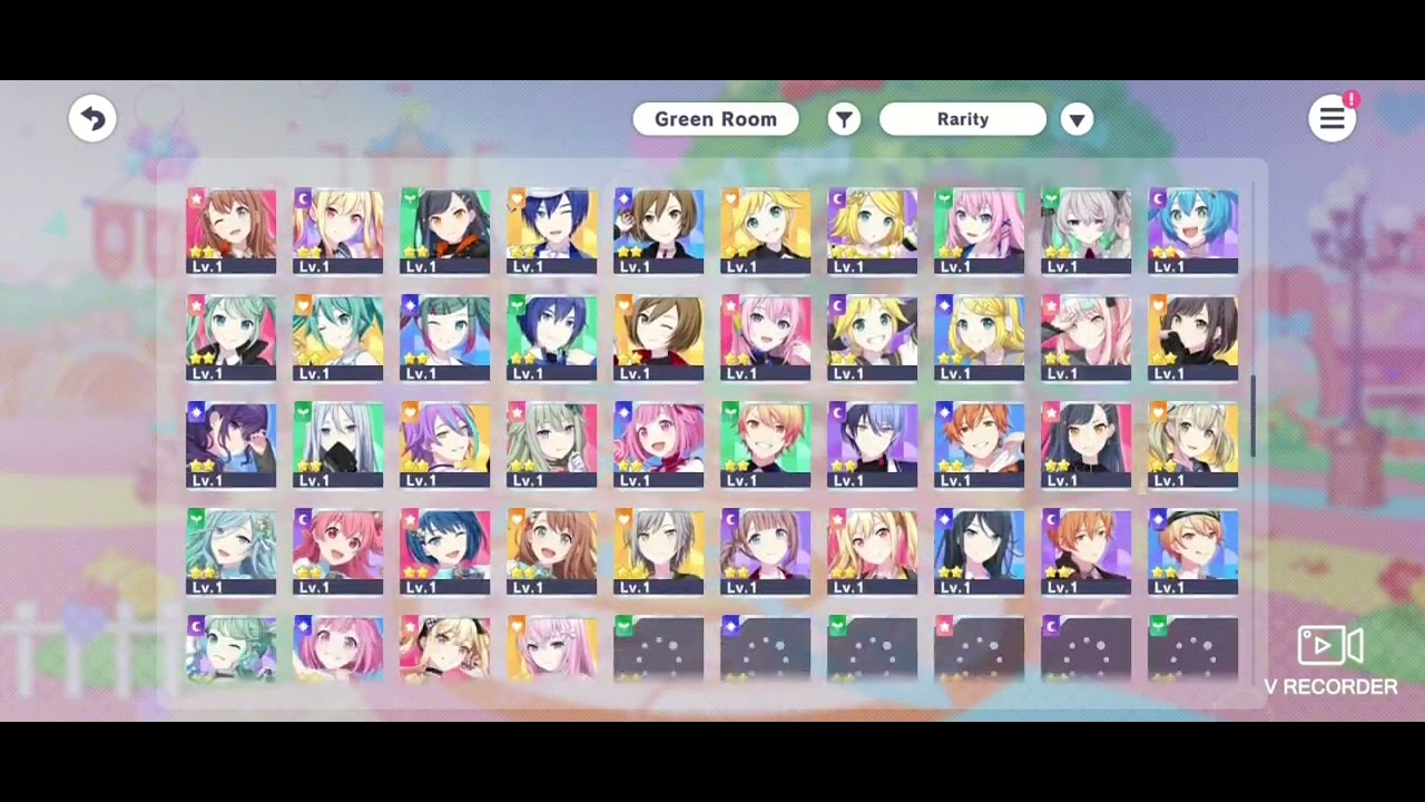 Character showcase
