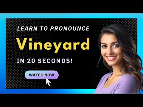 How to Pronounce Vineyard (American Pronunciation / US) with Audio and Phonetic Spelling