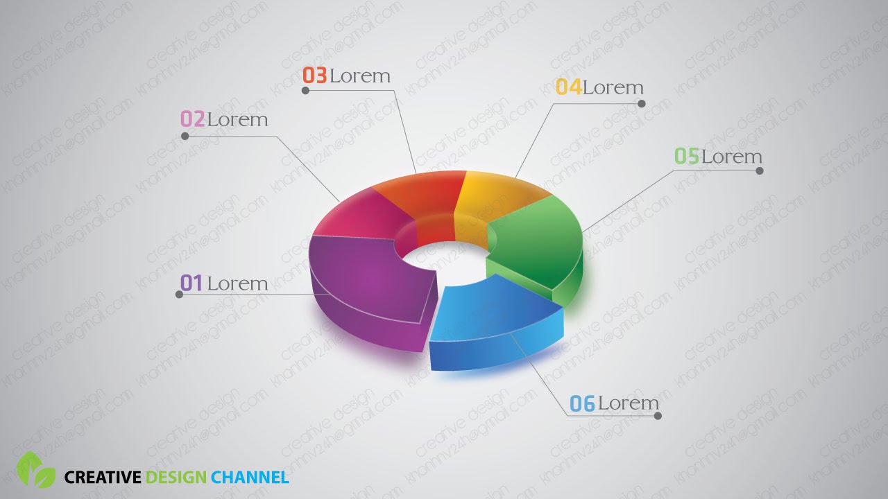 3D Infographics use Illustrator CS6 (Tutorials)