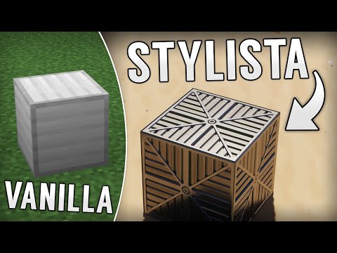 Comparing Stylista R9 LabPBR Texture Pack with Vanilla Minecraft