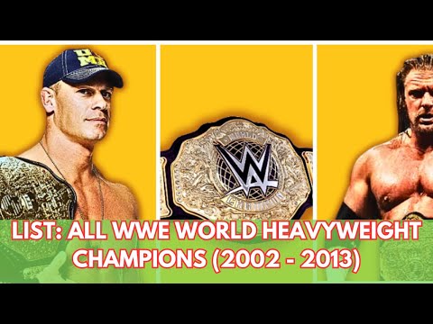 List - WWE World Heavyweight Champions (2002 - 2013))
