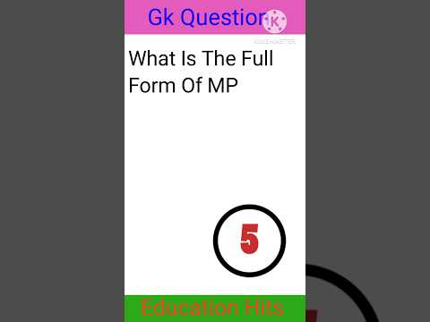 What Is The Full Form of MP l MP Full Form #shortvideo #shortsfeed #youtubeshorts #shorts #gk