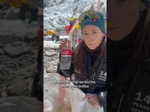 Garbage found on Mount Everest
