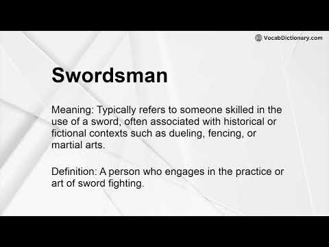 Swordsman Meaning