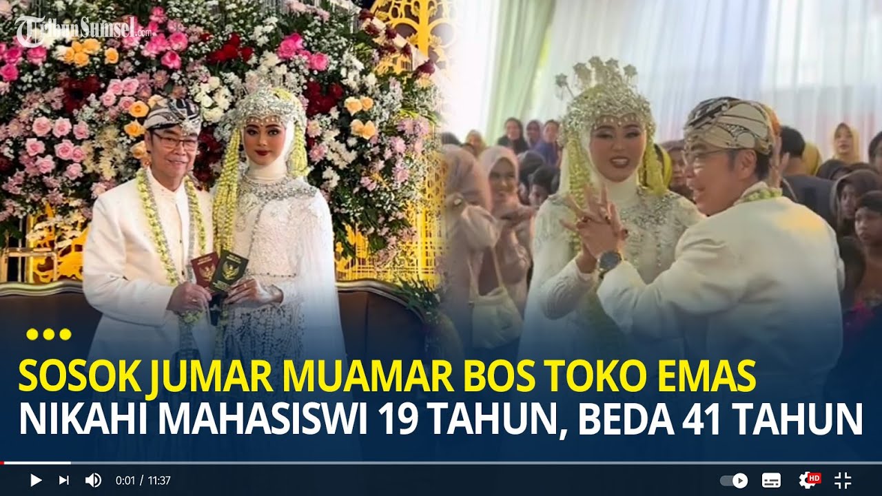 Sosok Mbah Jumar Muamar Bos Toko Emas yang Nikahi Mahasiswi 19 Tahun, Terpaut Beda Usia 41 tahun