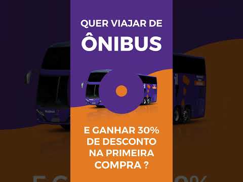 Quer ganhar 30% OFF na sua passagem de ônibus?