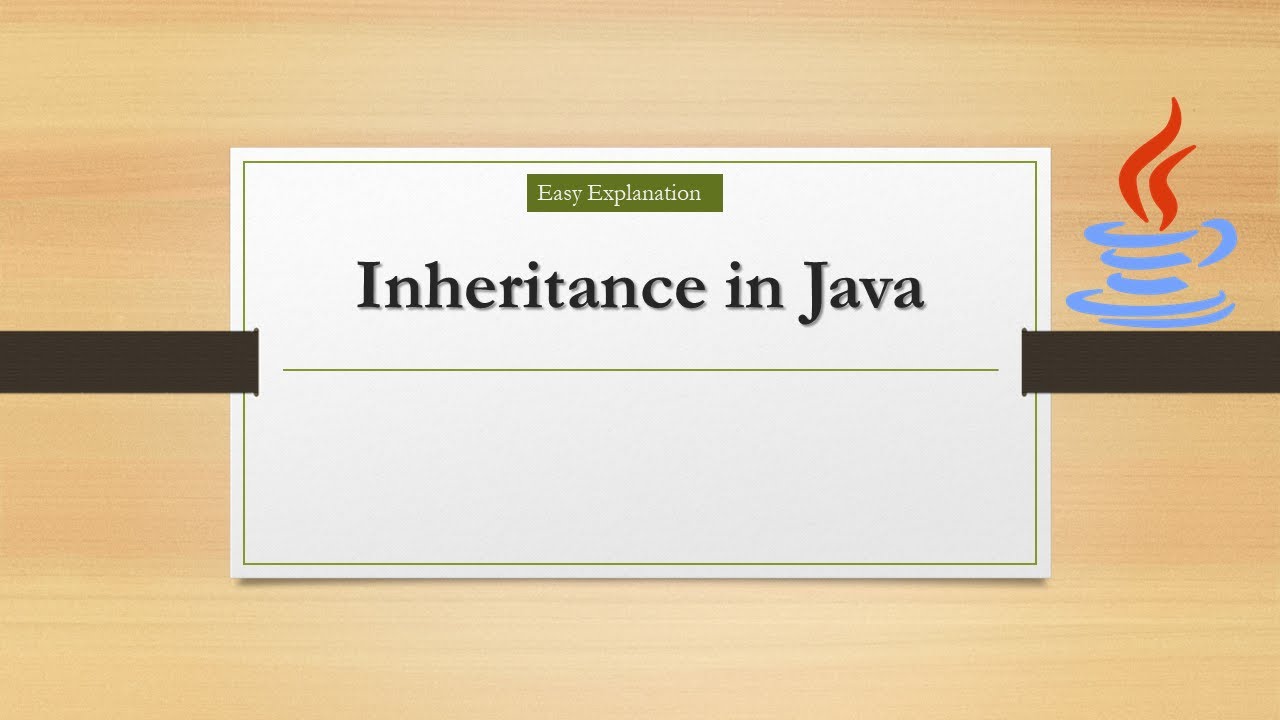 Learn Inheritance in Java  | EasyTechCode