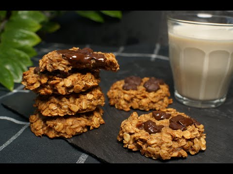 4 INGREDIENT OATMEAL COOKIES l NO SUGAR NO FLOUR l GREAT FOR BREAKFAST OR DESSERT