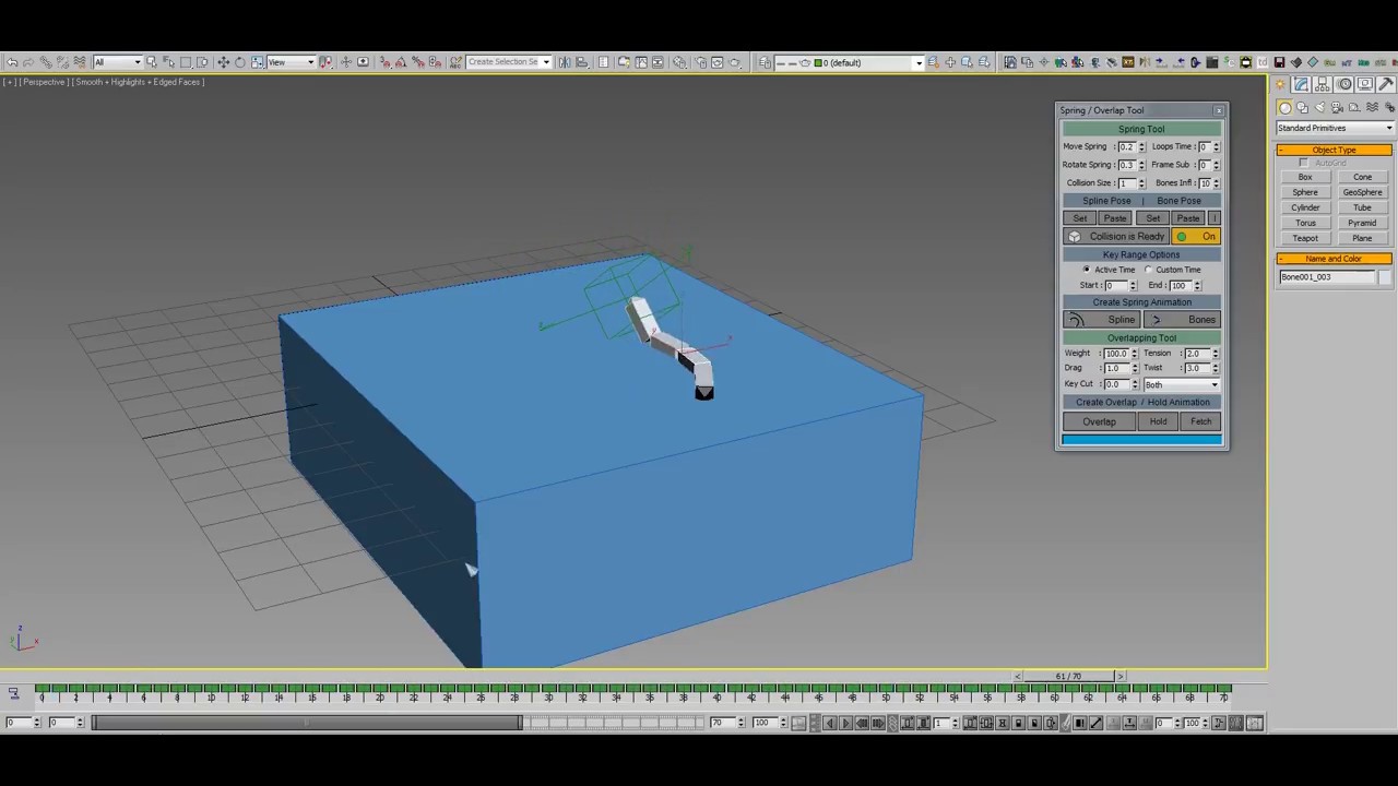 Maxscript - Spring / Overlap Tool