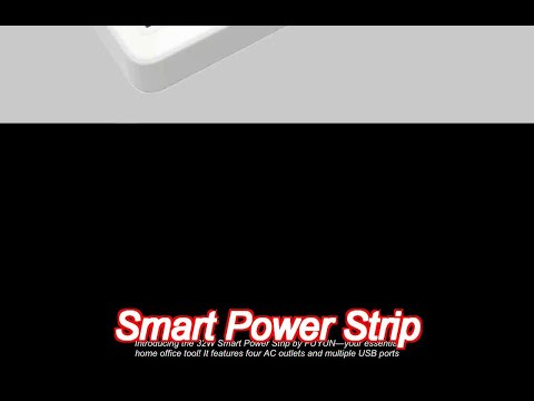 32w smart power strip with multiple usb ports your essential home office tool