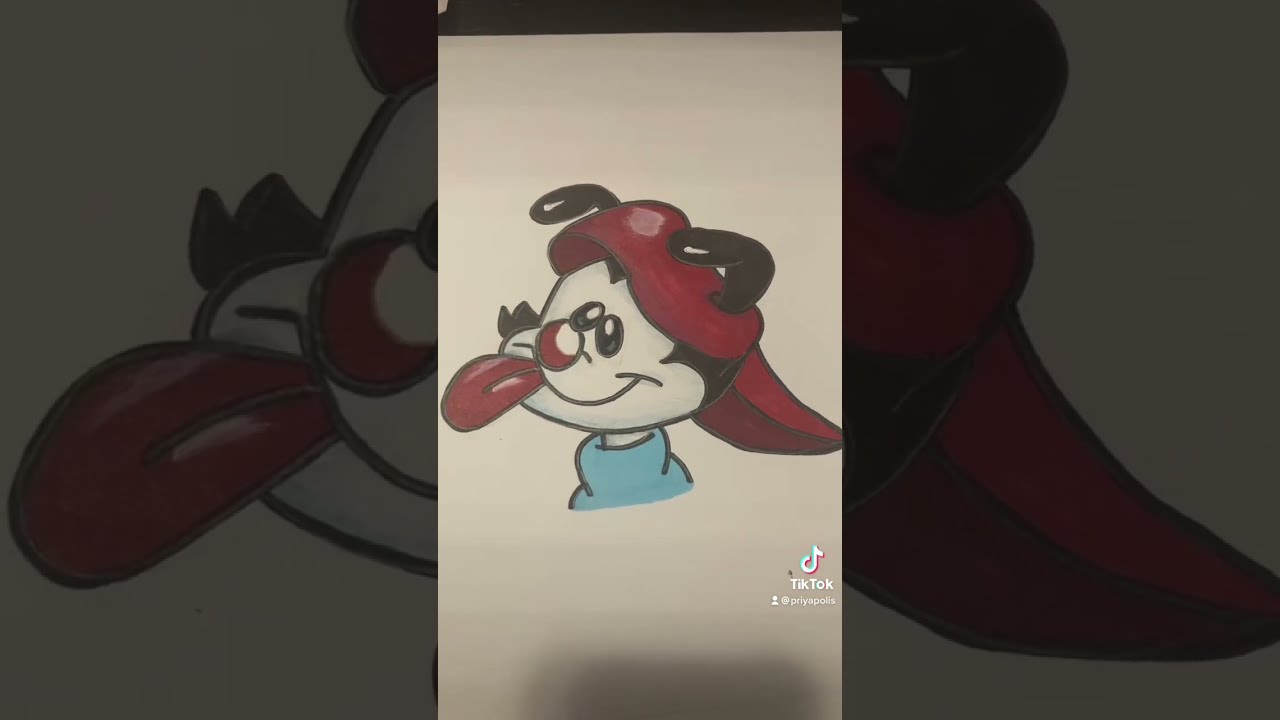 How to draw animaniac character #shorts #drawing #fyp #animaniacs #viral