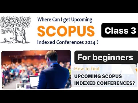 How to find scopus indexed conferences? | Scopus indexed conferences| Research Conferencs 2024|