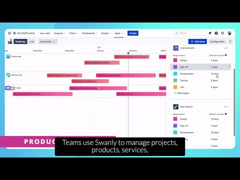 Swanly - Roadmapping & Project Portfolio Management Tool For Jira Cloud