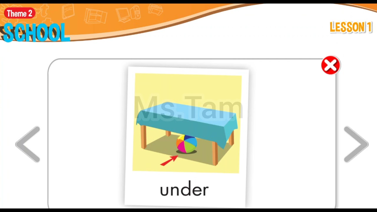 Smartstart 4: Theme 2. SCHOOL - Lesson 1 by Ms.Tam