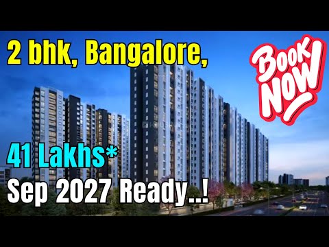 41 Lakhs* Bagalur, Bangalore | Sep, 2027 Completion | Provident Ecopolitan Luxury Apartments