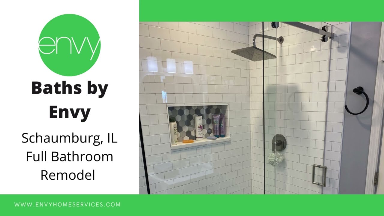 Schaumburg IL Full Bathroom Remodel 2021