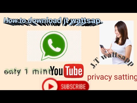 How to download jt wattsapp