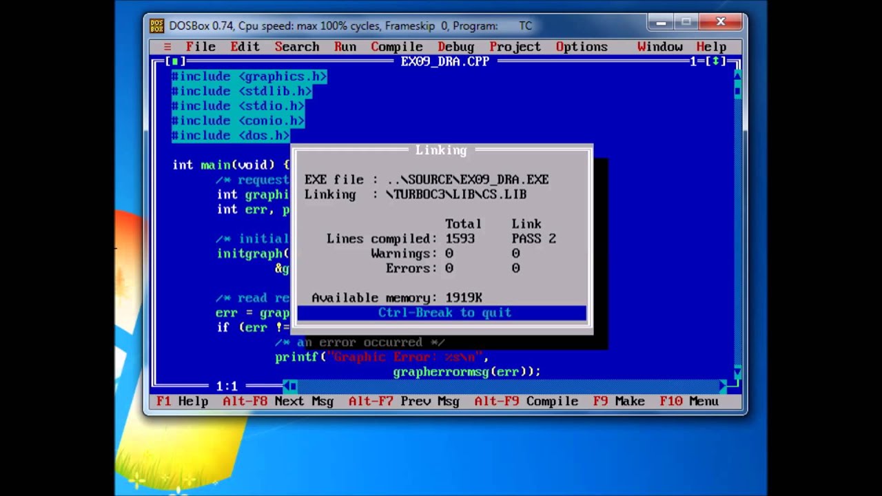 #09 drawpoly - Built-in function in C graphics.h