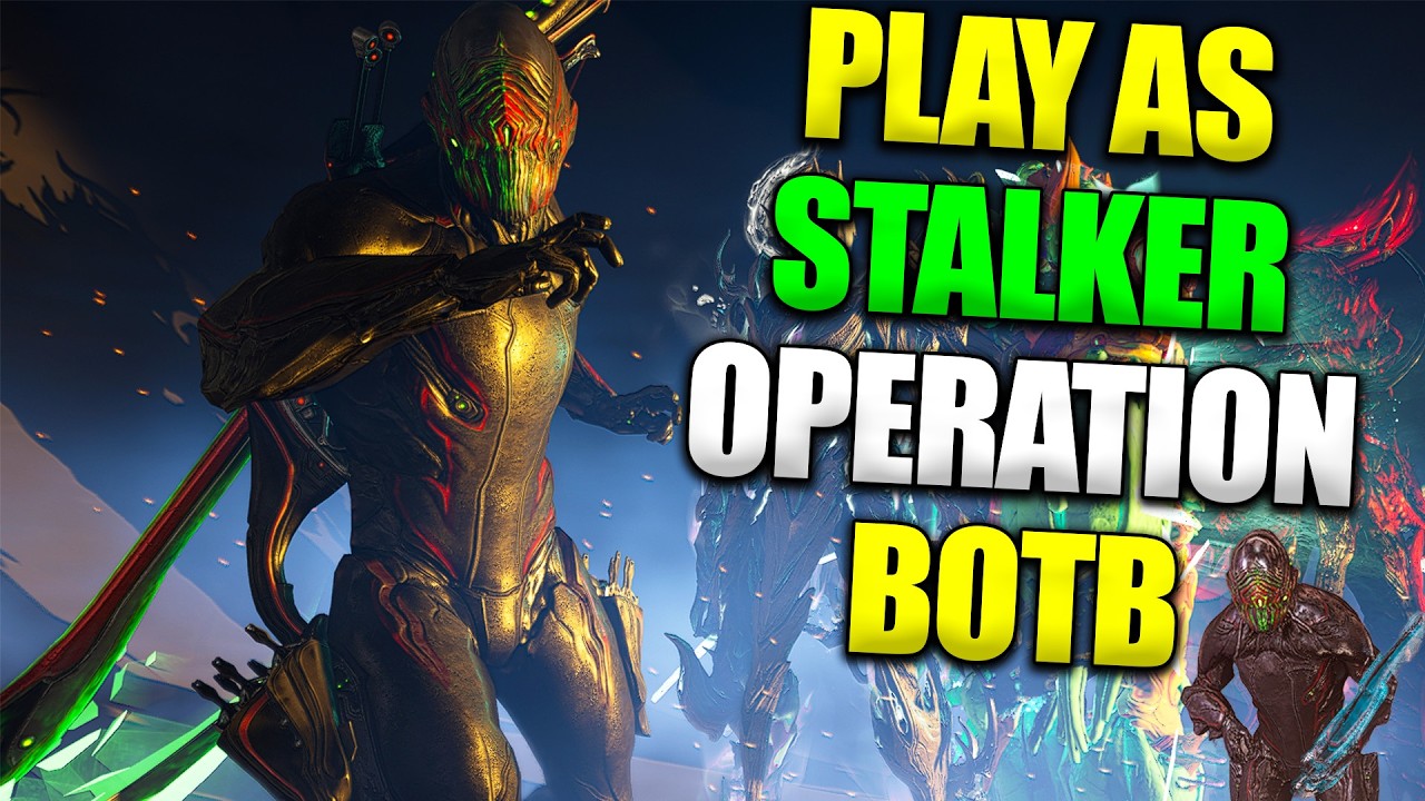 Play As Stalker In Operation BELLY OF THE BEAST! Warframe Easter Egg!