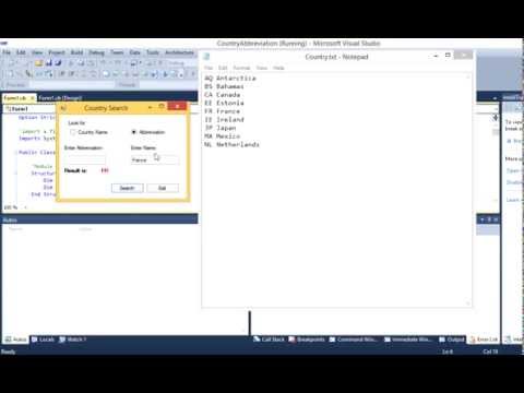 Download Country Abbreviation VB 2010