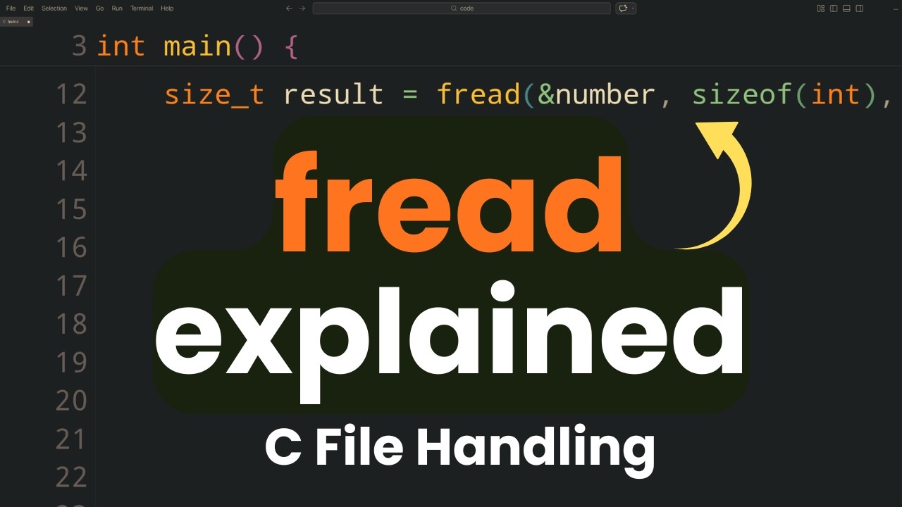 C File Handling Tutorial | fread() Function Explained with Example