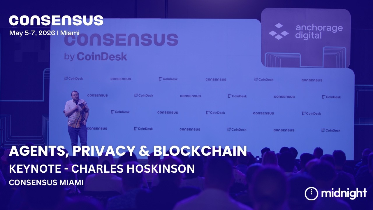 Consensus Miami: Agents, Privacy and Blockchain with Charles Hoskinson