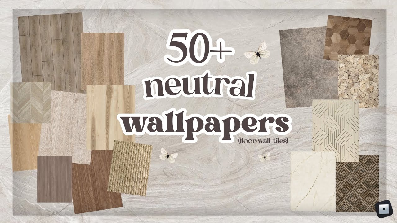 aesthetic neutral floor/wall tiles wallpaper decal codes bloxburg  | ROBLOX