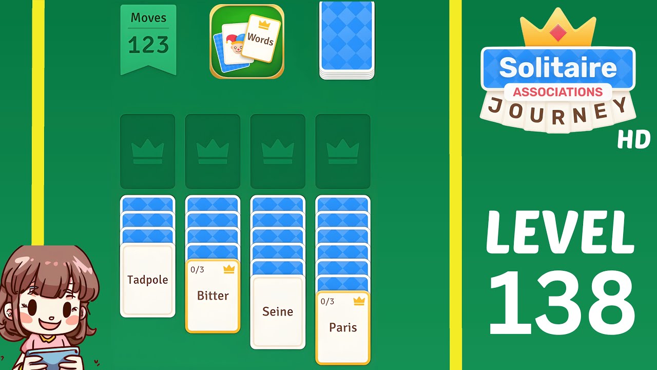 Solitaire Associations Level 138 Solution Walkthrough