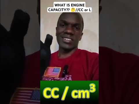 What is Engine Capacity?? // CC or Litres