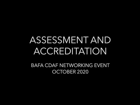 #BAFACDAF Workshop: Assessment and Accreditation