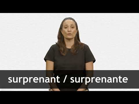 English Translation of “SURPRENANT” | Collins French-English Dictionary