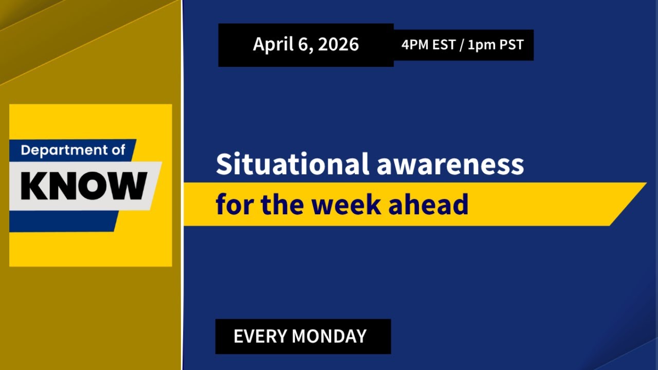 Department of Know: April 6, 2026