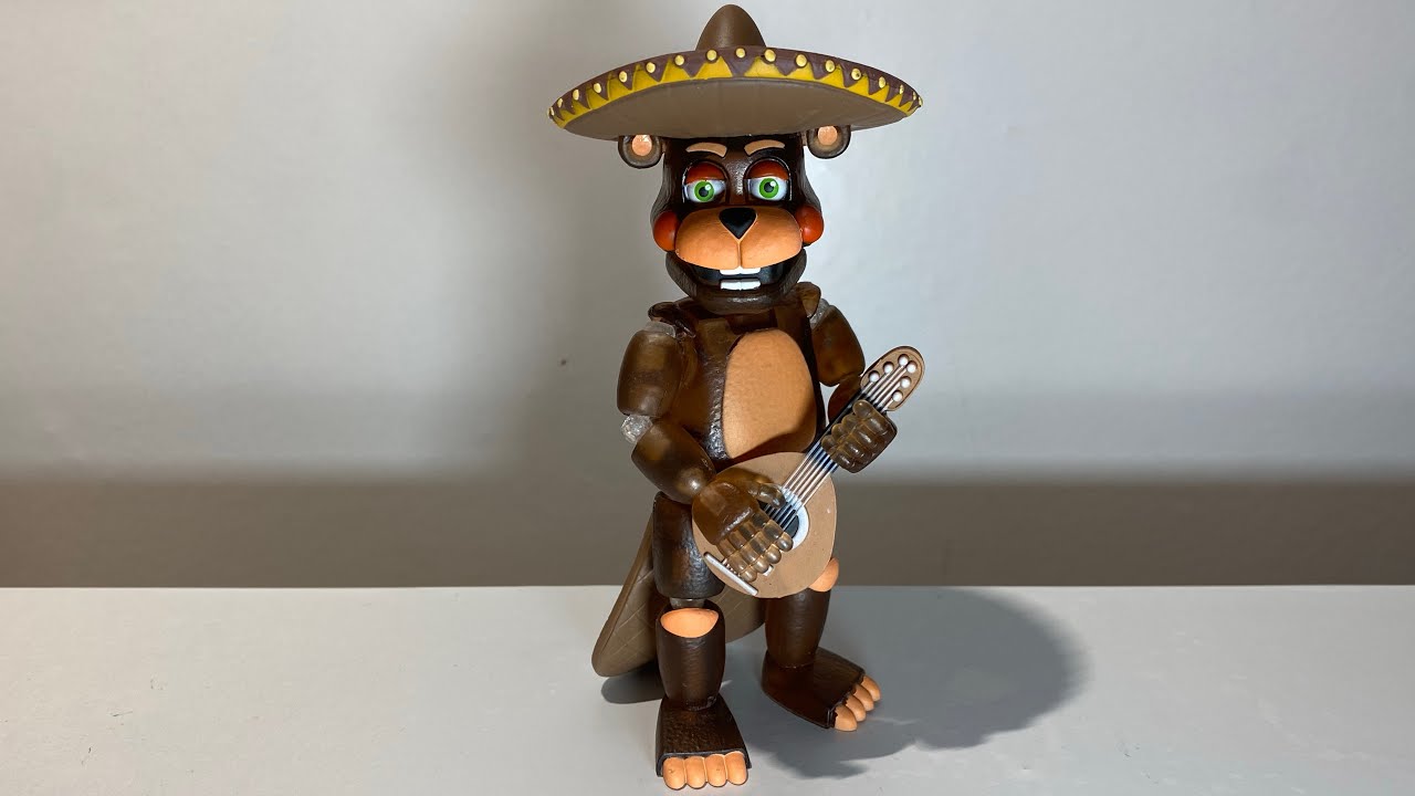 Five Nights at Freddys Pizzeria Simulator Glow in the Dark El Chip Figure Review