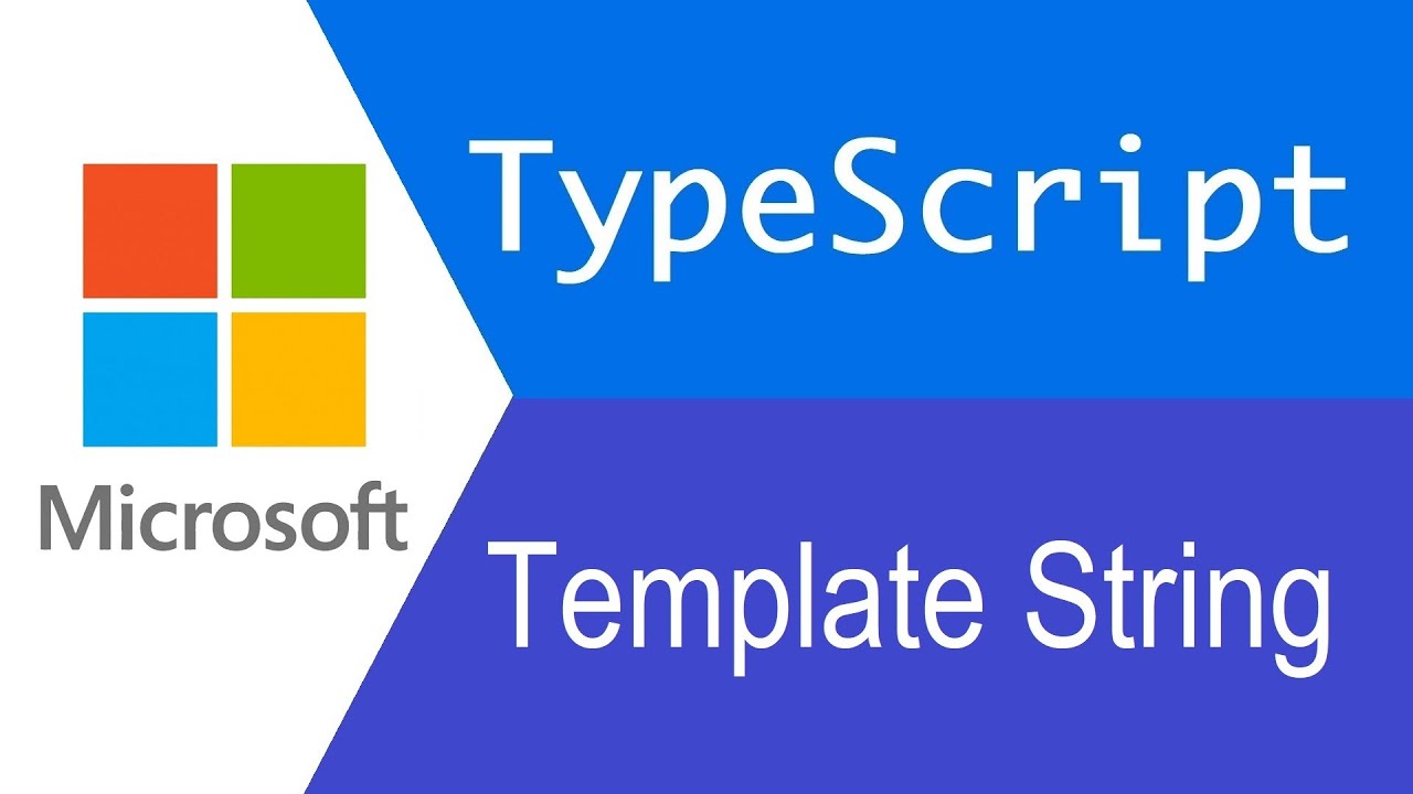 TypeScript Tutorial | Template String