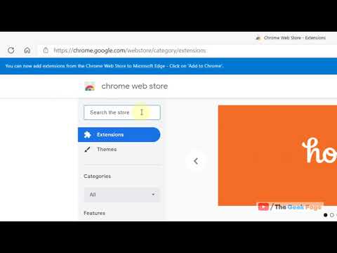 Now, you can Add Chrome Extensions to Microsoft Edge
