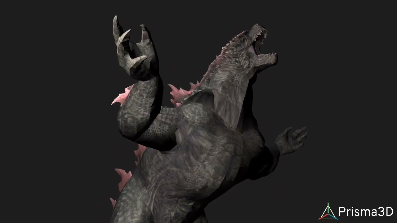 evolved godzilla roar test